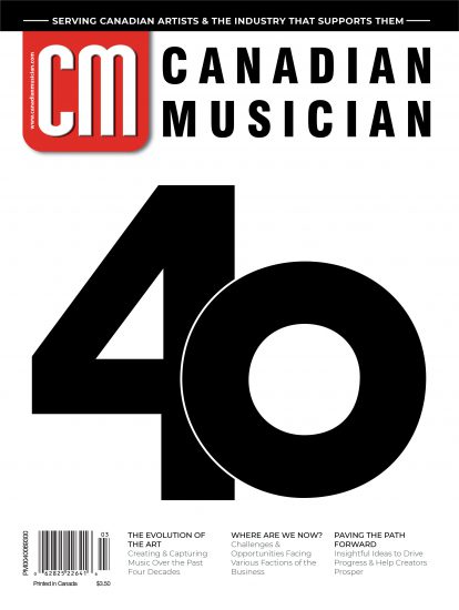 Canadian Musician magazine celebrates 40th Anniversary - SOCAN Words ...