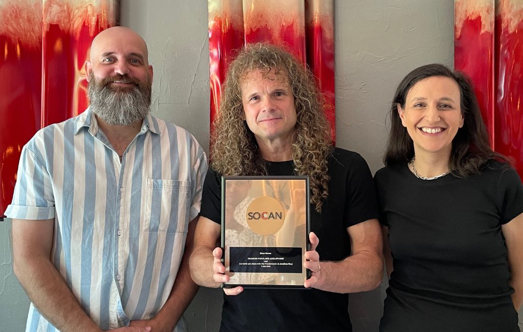 SOCAN presents Anglophone Popular Song Award to Brian Howes - SOCAN ...