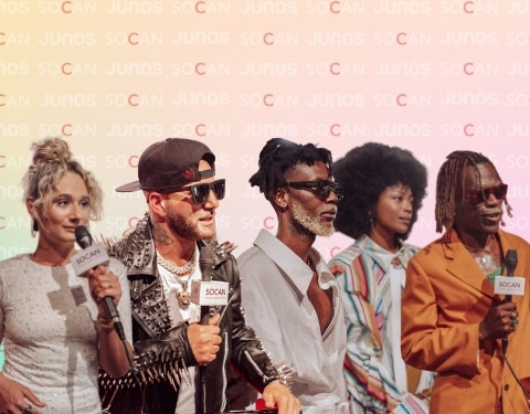 Video: JUNOs 2022 – Karl Wolf, Kallitechnis and Moonshine on the red carpet - SOCAN Words and Music