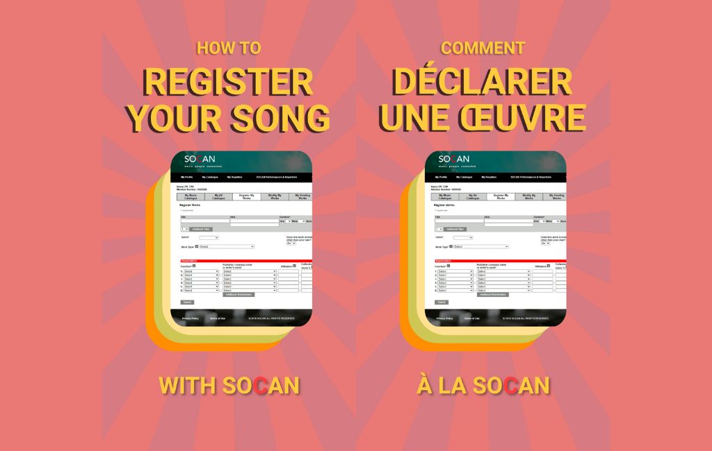 Video: How to register your song with SOCAN - SOCAN Words and Music