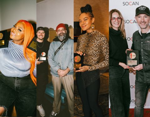 SOCAN presents five No. 1 Song Awards during 2024 JUNO weekend - SOCAN ...