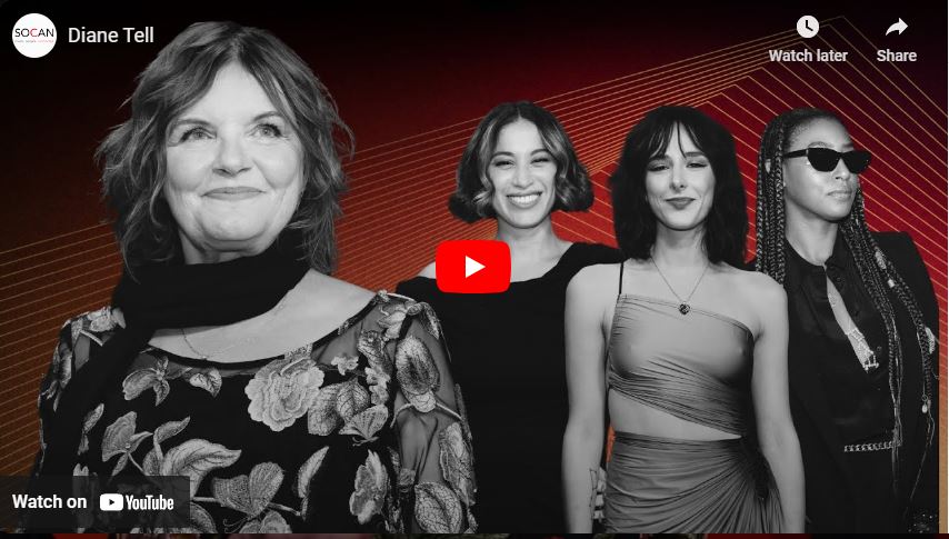Video: Diane Tell at 2024 Canadian Songwriters Hall of Fame Gala ...